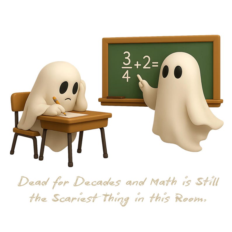 Ghost Math Classroom Clipart – Cute, Funny Halloween Ghosts With ...