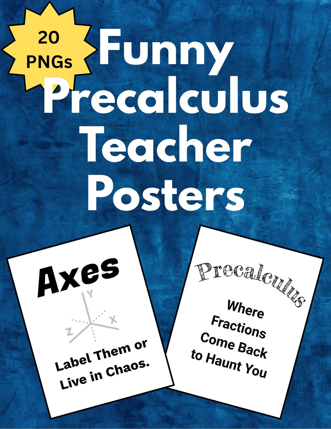20 Funny Precalculus Teacher Posters | Math Classroom Wall Decor - Etsy