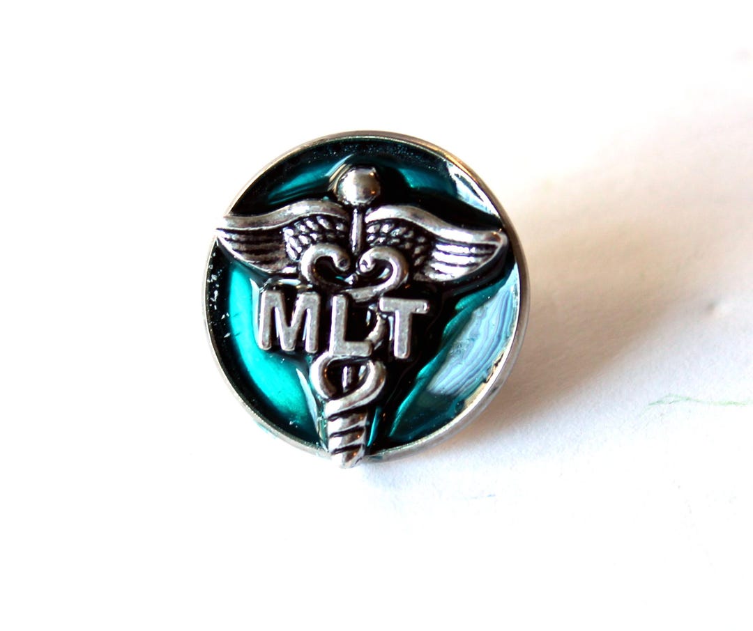 Medical Lab Technician Pin, Blue, MLT Pinning Ceremony, White Coat ...