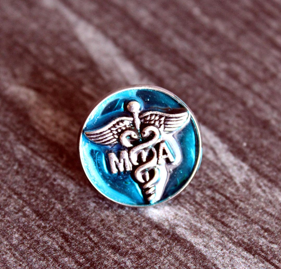 Ma Medical Assistant Pin, Blue - Etsy