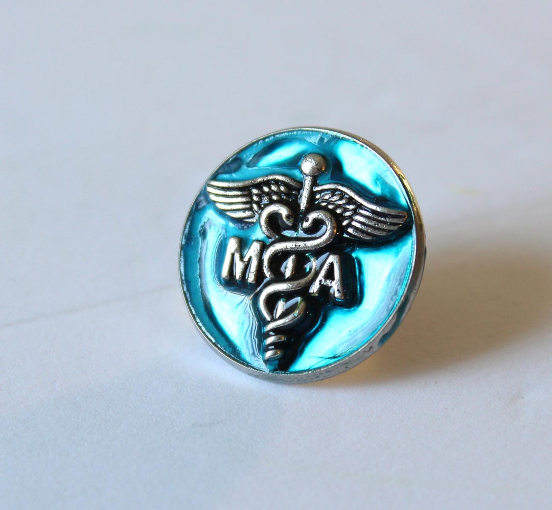 Ma Medical Assistant Pin, Blue - Etsy