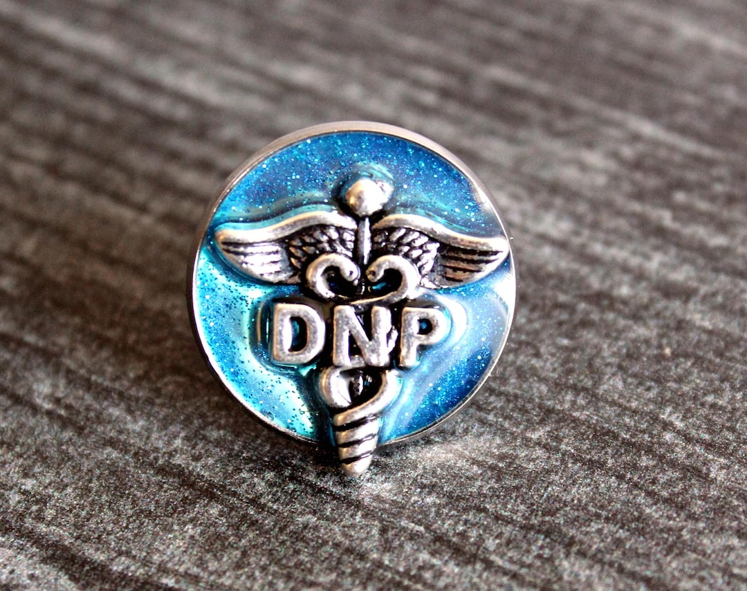 Doctor of Nursing Practice Graduation Pin, Sparkle Blue, DNP Pin for ...