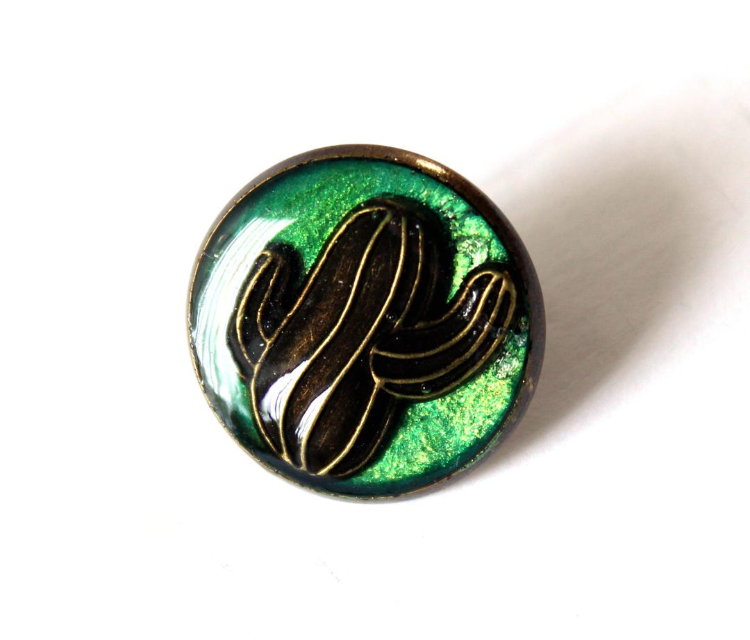 Saguaro Cactus Lapel Pin - Etsy