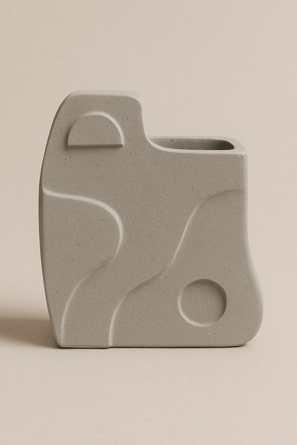 Modular Concrete Art: Sculptural Tile &abstract Planter Design for ...