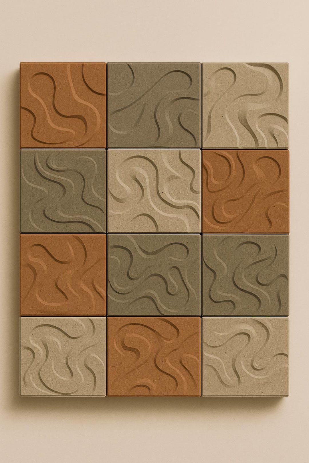 Modular Concrete Art: Sculptural Tile &abstract Planter Design for ...