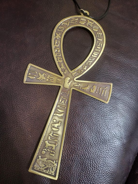 Brass Ankh Key of Life represents eternal life and di… - Gem