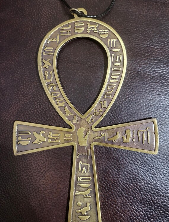 Brass Ankh Key of Life represents eternal life and di… - Gem