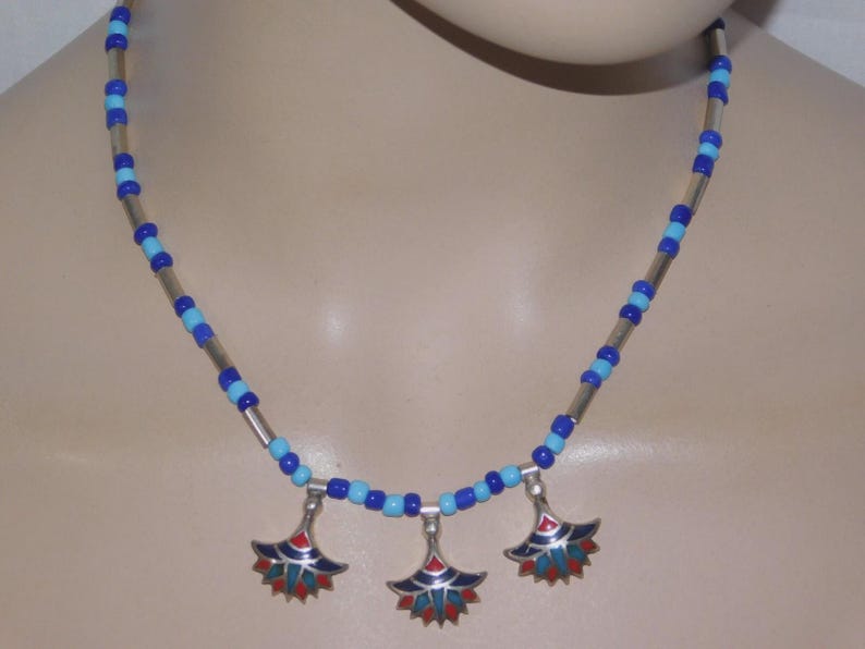 Ancient Egyptian Pharaonic Lotus Flower Pendant 925 Sterling Silver ...