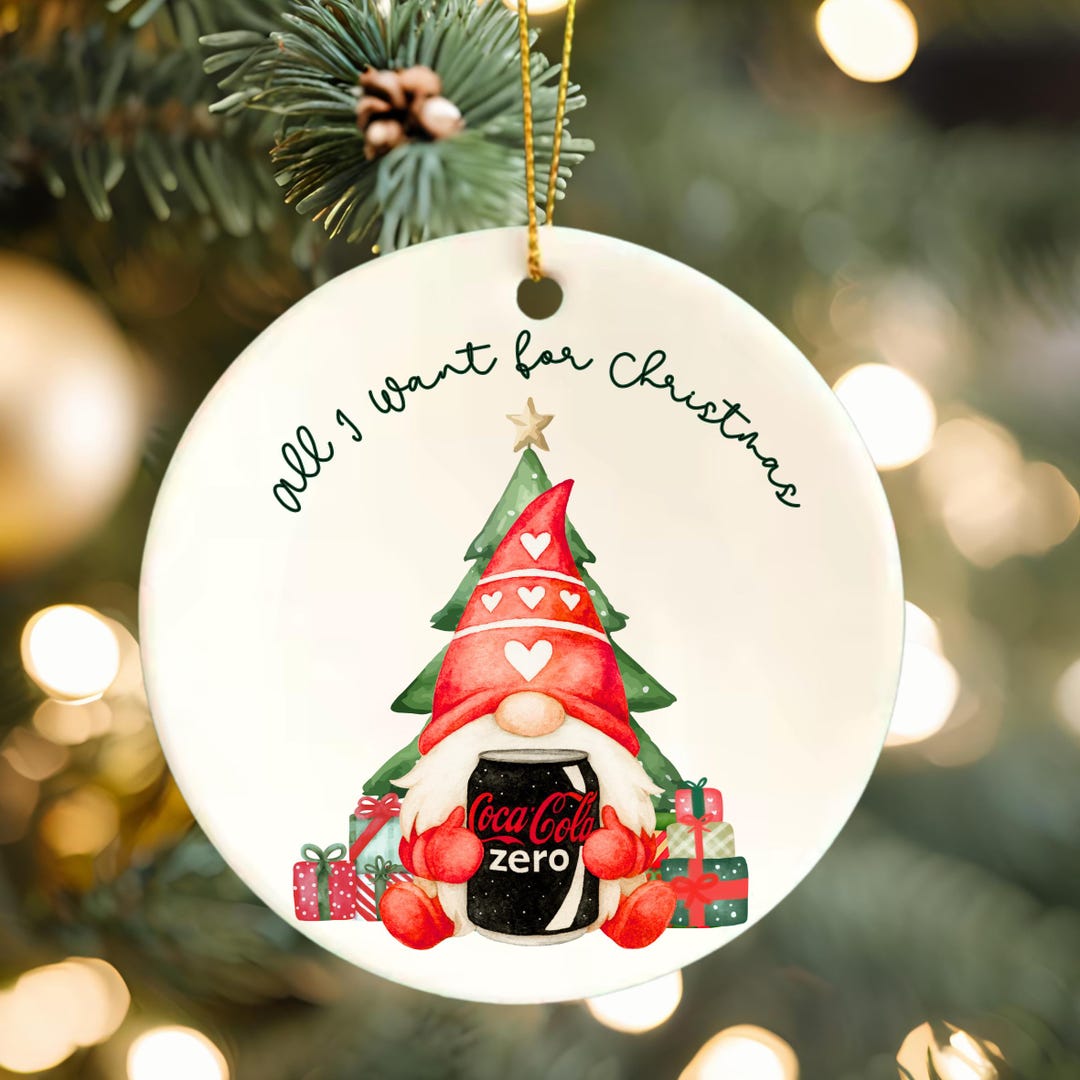 Coke Zero Christmas Ornament: Soda Lover Gift - Etsy