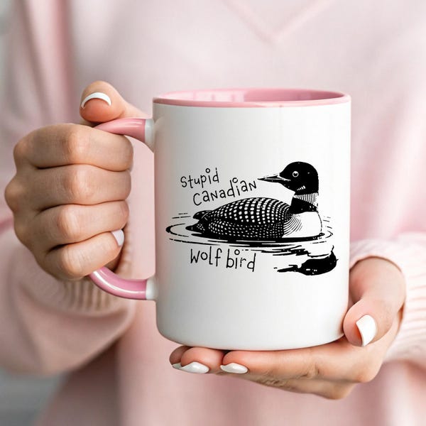 Loon Ceramic Mugs - Etsy UK