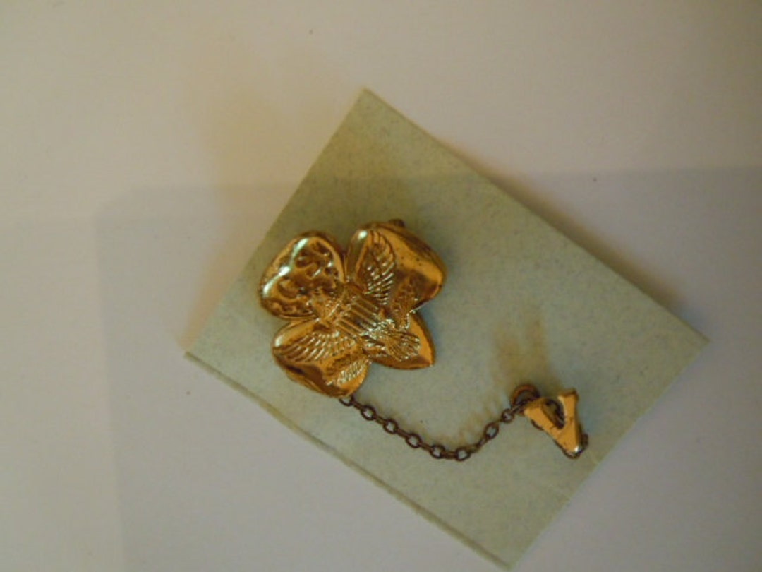 Girl Scout Pin Five Year Membership Pin Scout Memorabilia - Etsy
