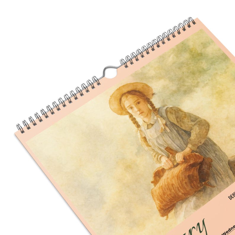 Anne of Green Gables 2026 Calendar Watercolor Avonlea Art Literary PEI ...