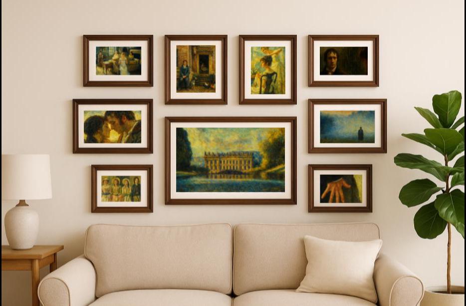 Mr. Darcy Hand Flex Poster – Pride and Prejudice Wall Art Print Jane ...