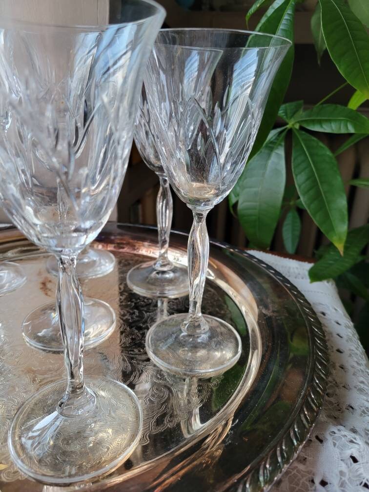 Vintage Wine Glasses - Etsy