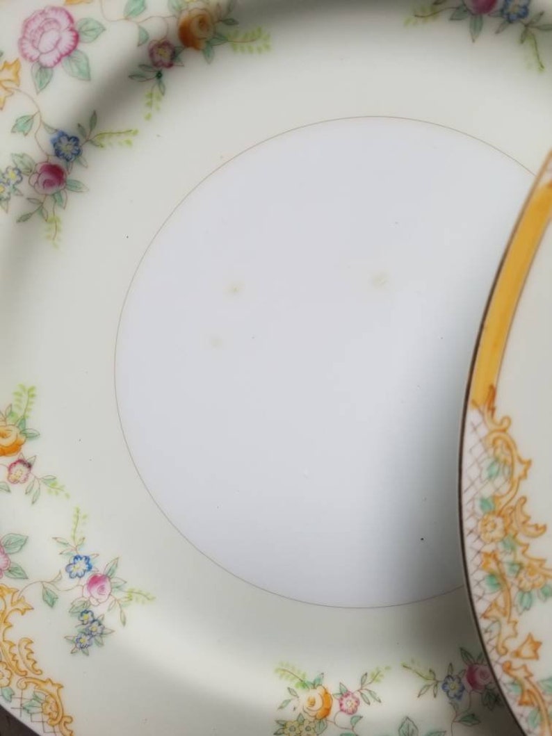 Antique Handpainted Dinner Plates - Etsy