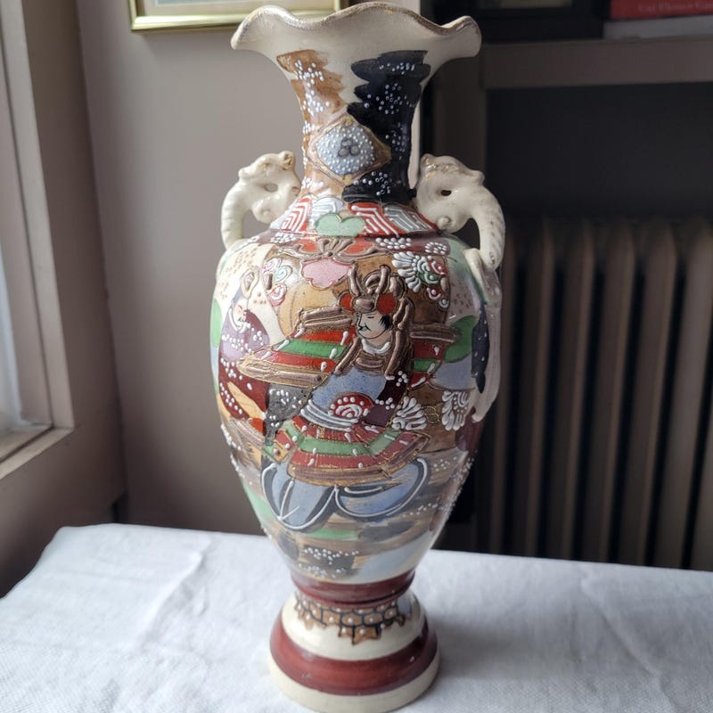 Antique Satsuma Vases - Etsy
