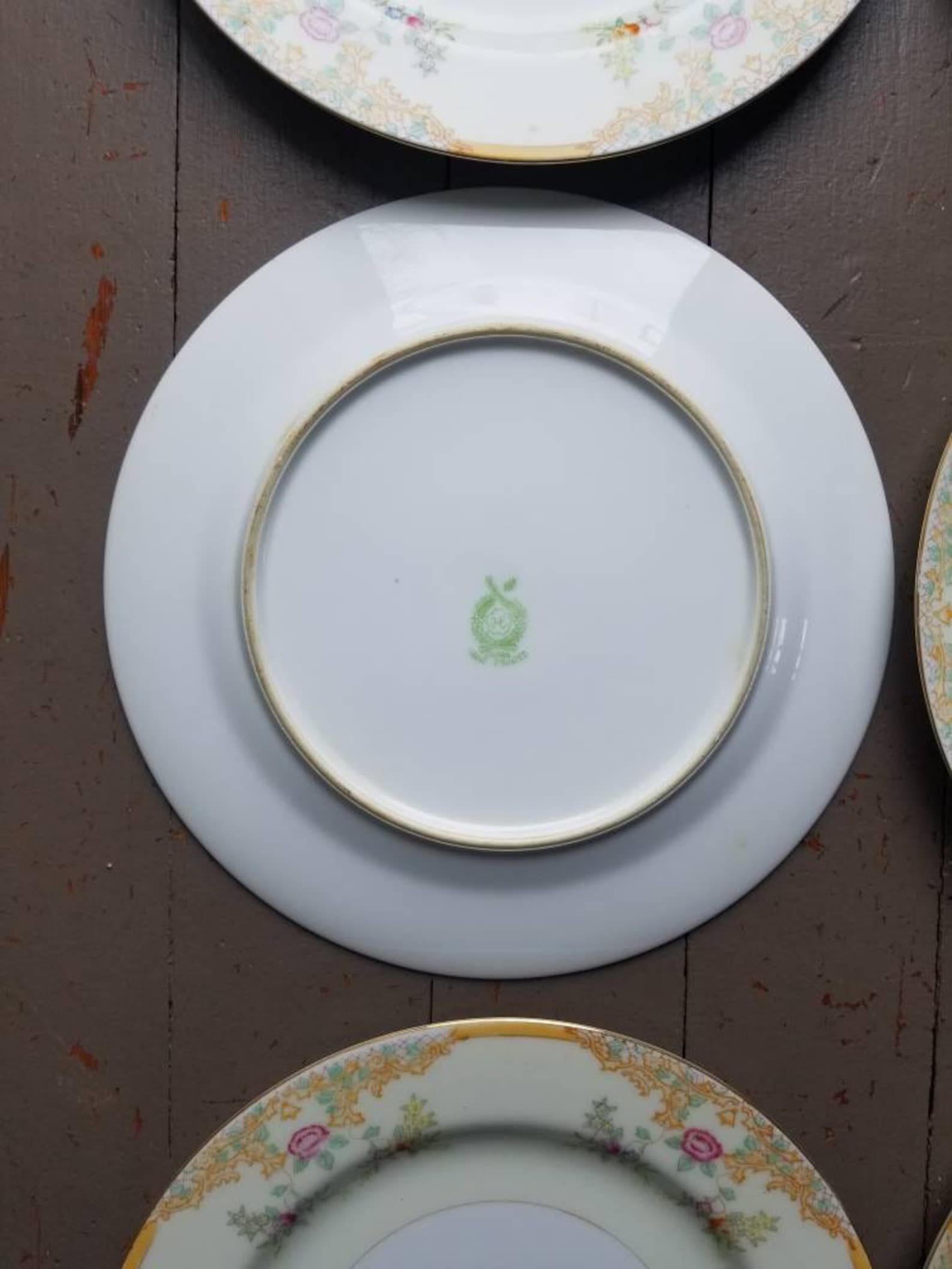 Antique Handpainted Dinner Plates - Etsy