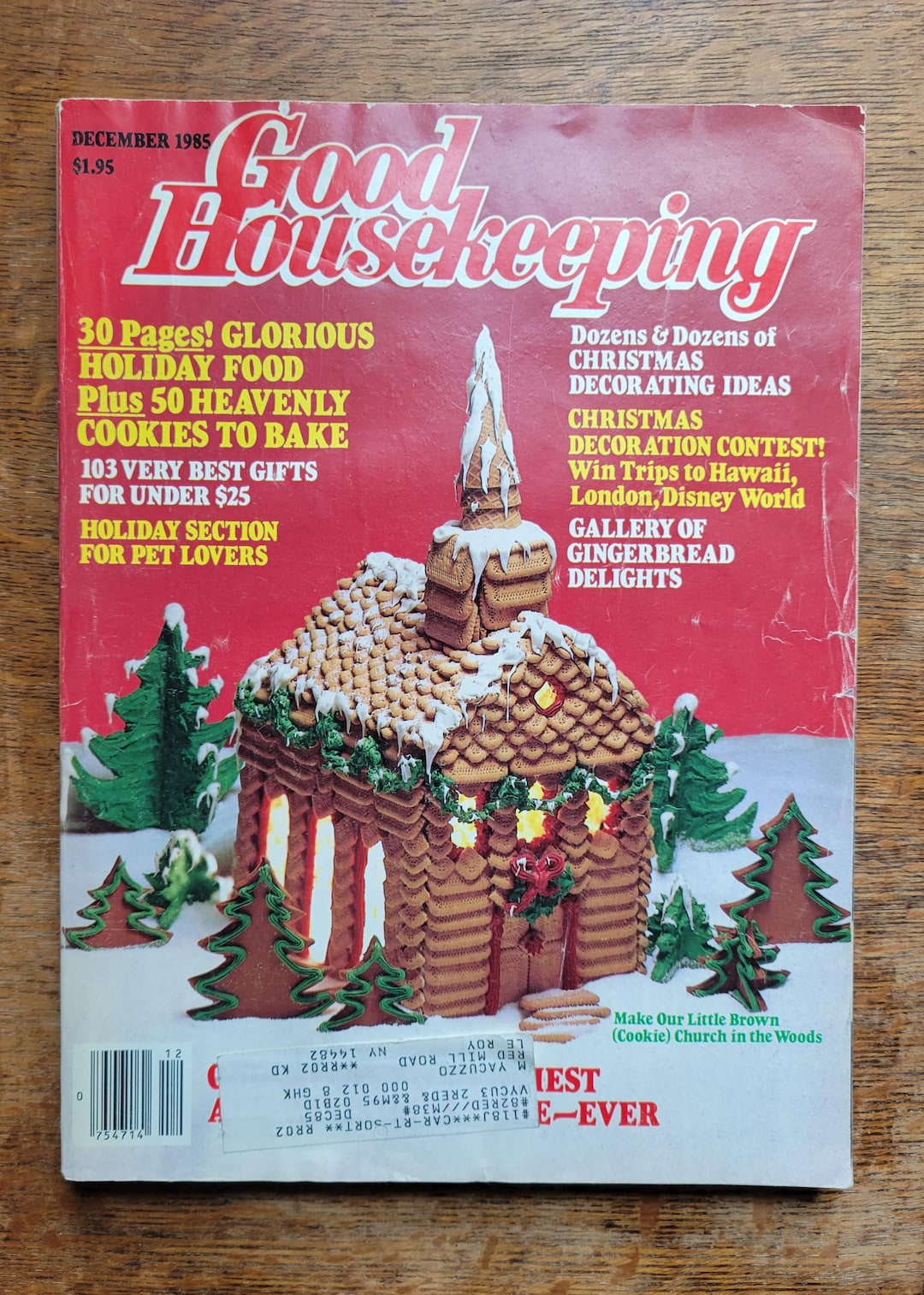 Vintage December 1985 Good Housekeeping Magazine Christmas Issue - Etsy