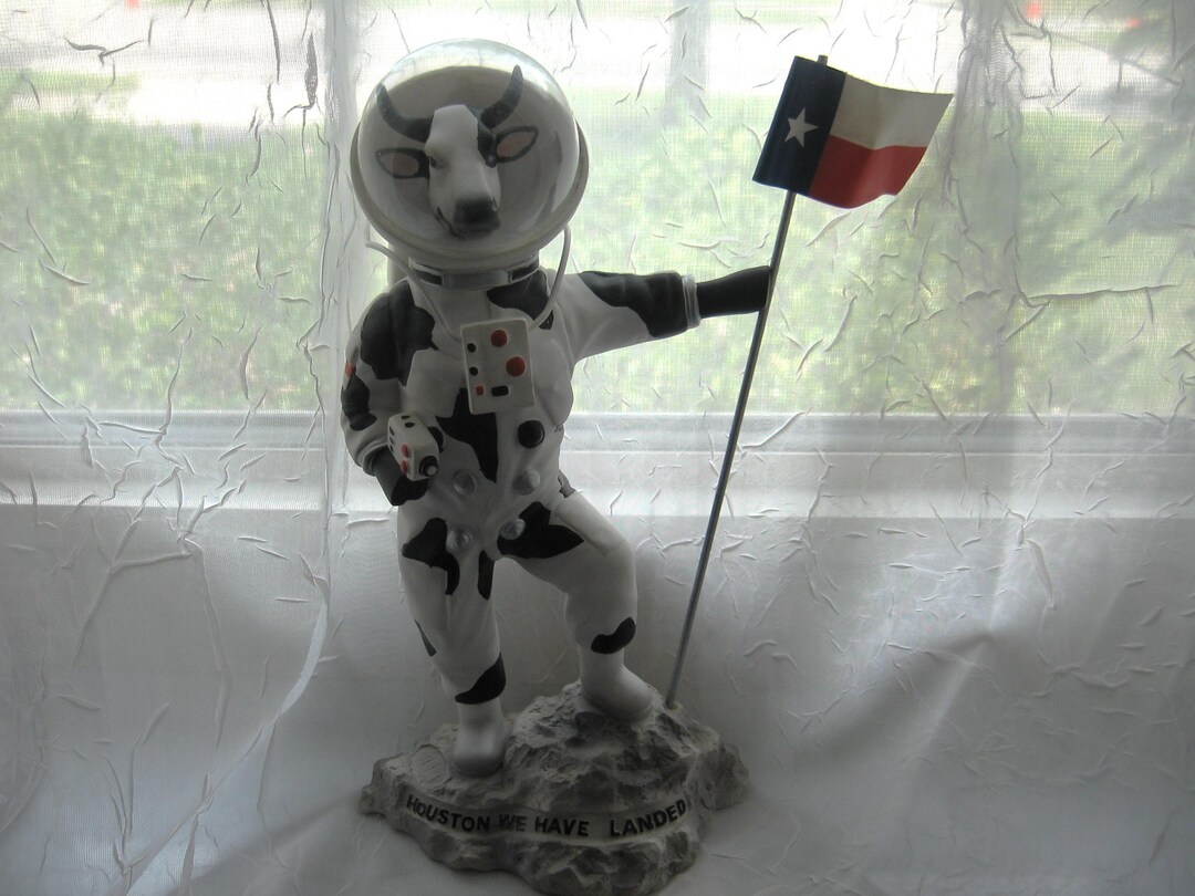 Houston We Have Landed Cow Parade Moonwalking Cow 2003 Item Number 7282 ...