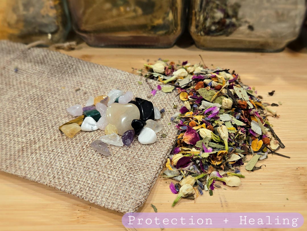Imbued Herbal/oil/stones Sachets - Etsy