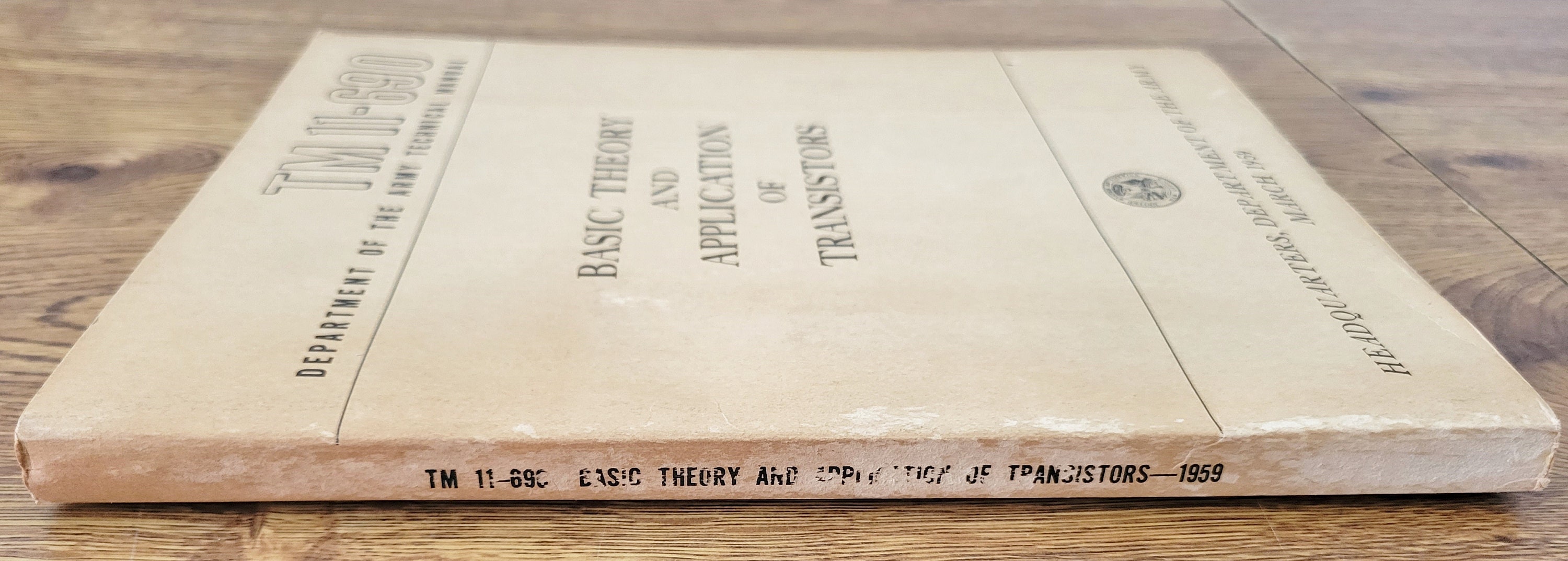 1959 Tm 11-690 Army Technical Manual Basic Theory and Application of ...