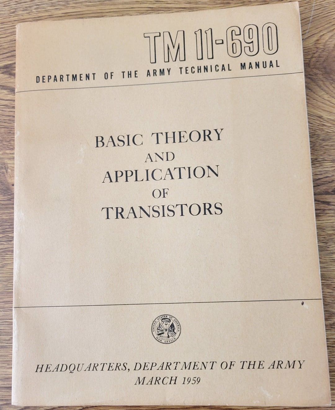 1959 Tm 11-690 Army Technical Manual Basic Theory and Application of ...