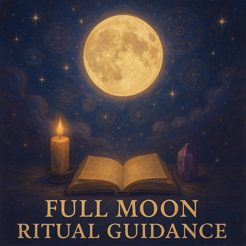 Full Moon Ritual Guidance - Etsy