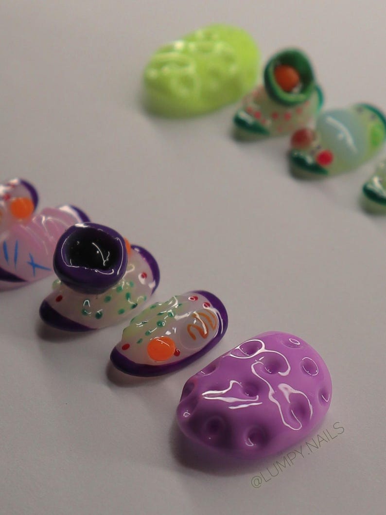 Biology Cell Handmade Press on Nails: Mitochondria Science STEM Girl ...