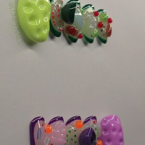 Biology Cell Handmade Press on Nails: Mitochondria Science STEM Girl ...