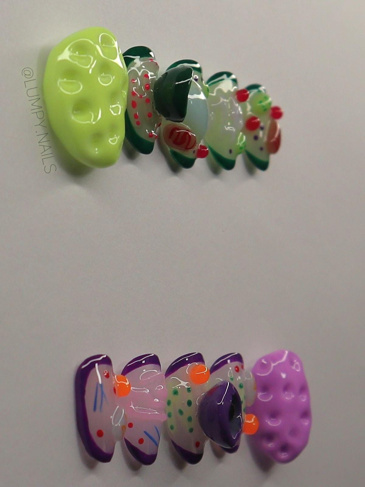 Biology Cell Handmade Press on Nails: Mitochondria Science STEM Girl ...