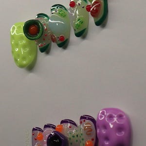 Biology Cell Handmade Press on Nails: Mitochondria Science STEM Girl ...