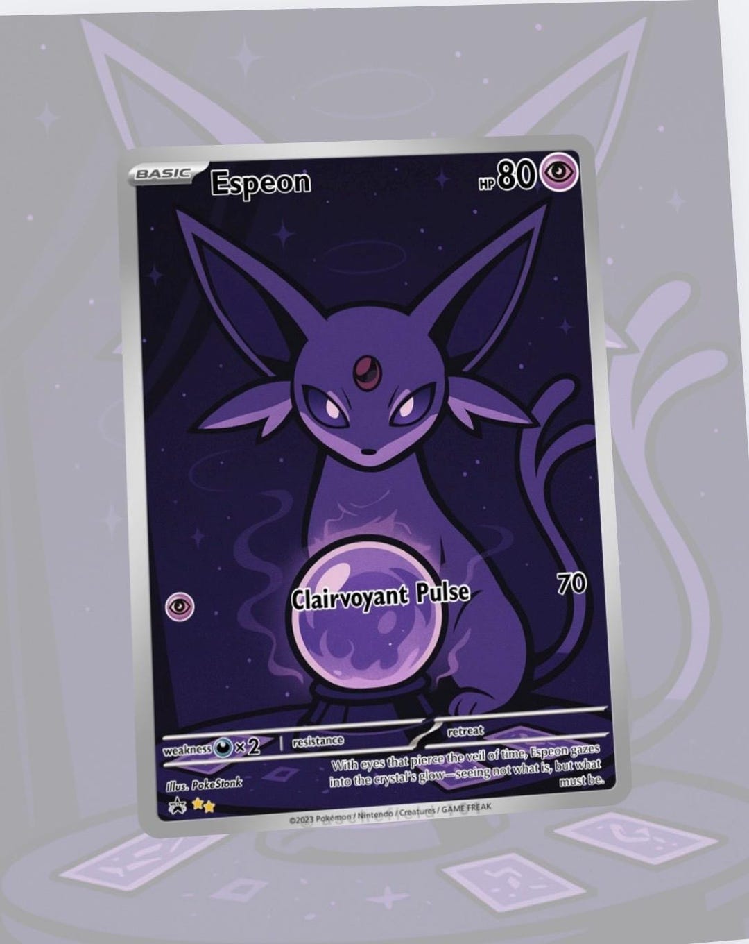Eeveelution Set Custom Made Card Fan Art Card - Etsy