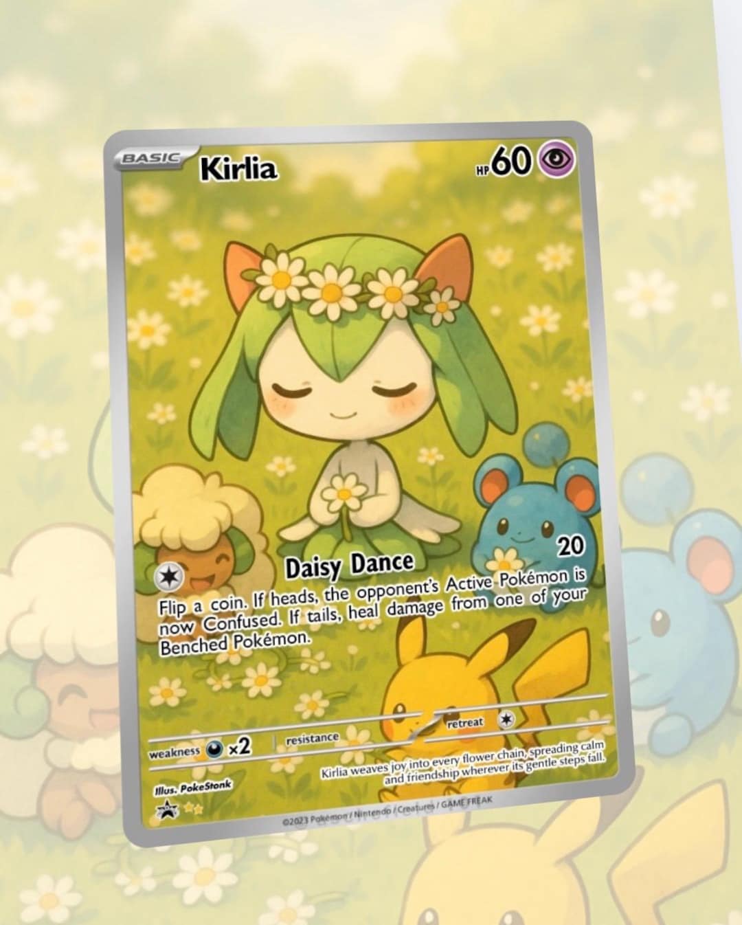 Kirlia Custom Made Card Fan Art Card - Etsy