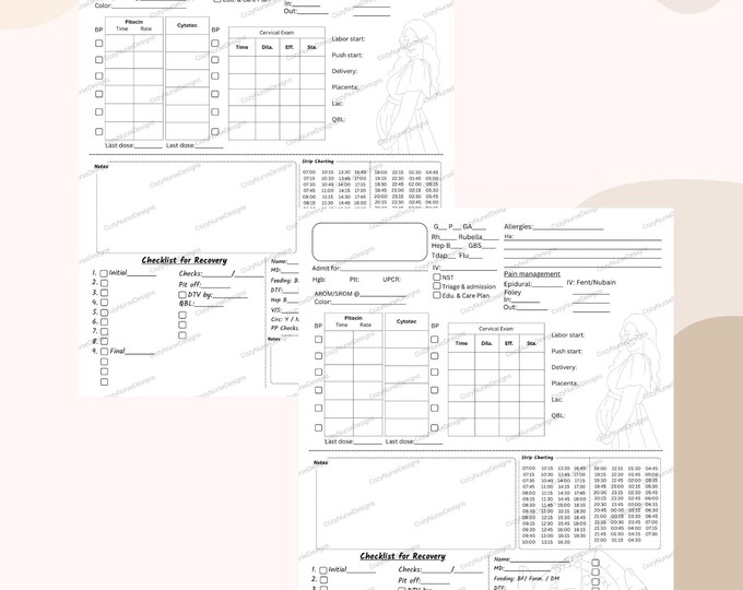 Labor Report Sheet - Etsy