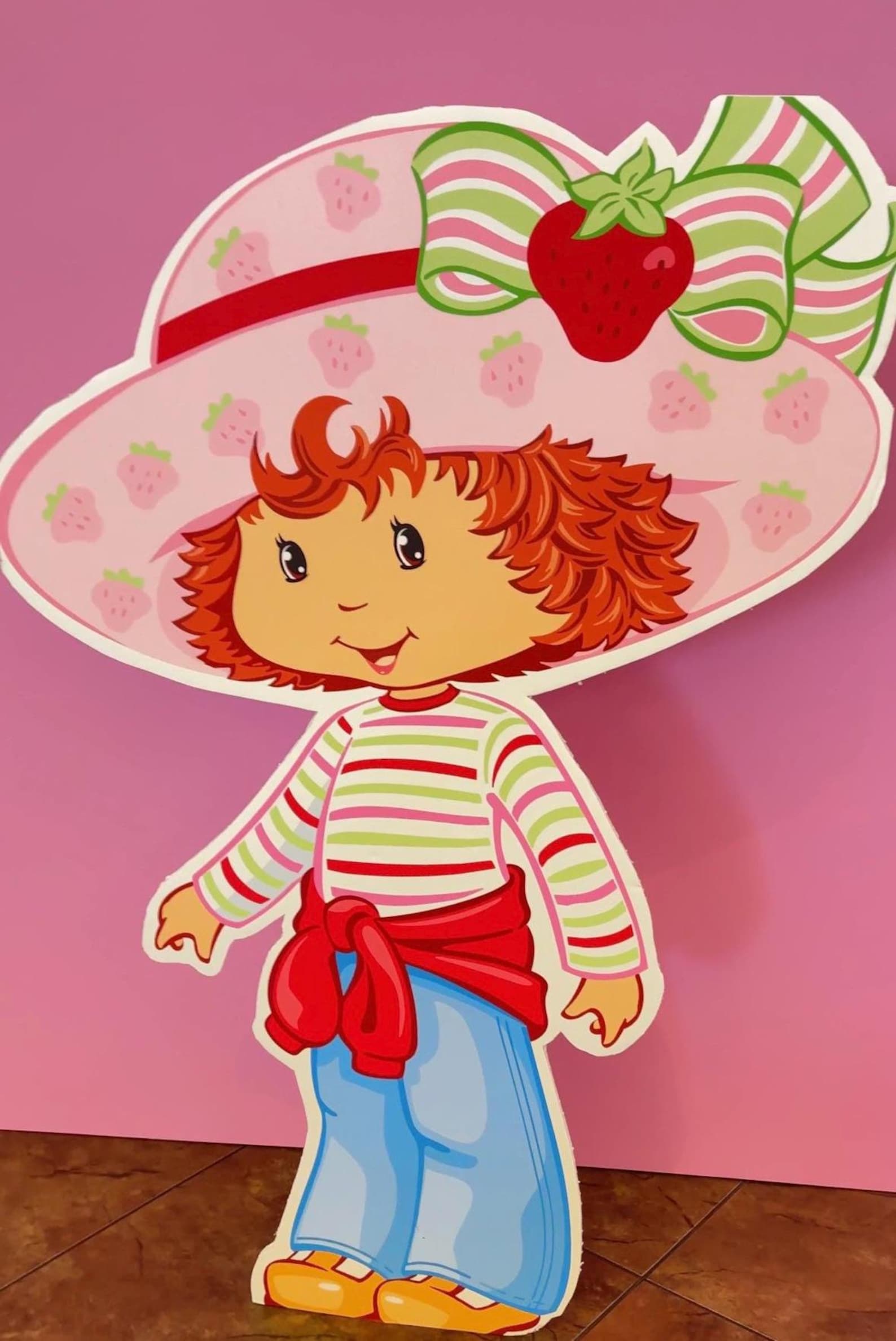 Strawberry Shortcake Cardboard Cutout - Etsy