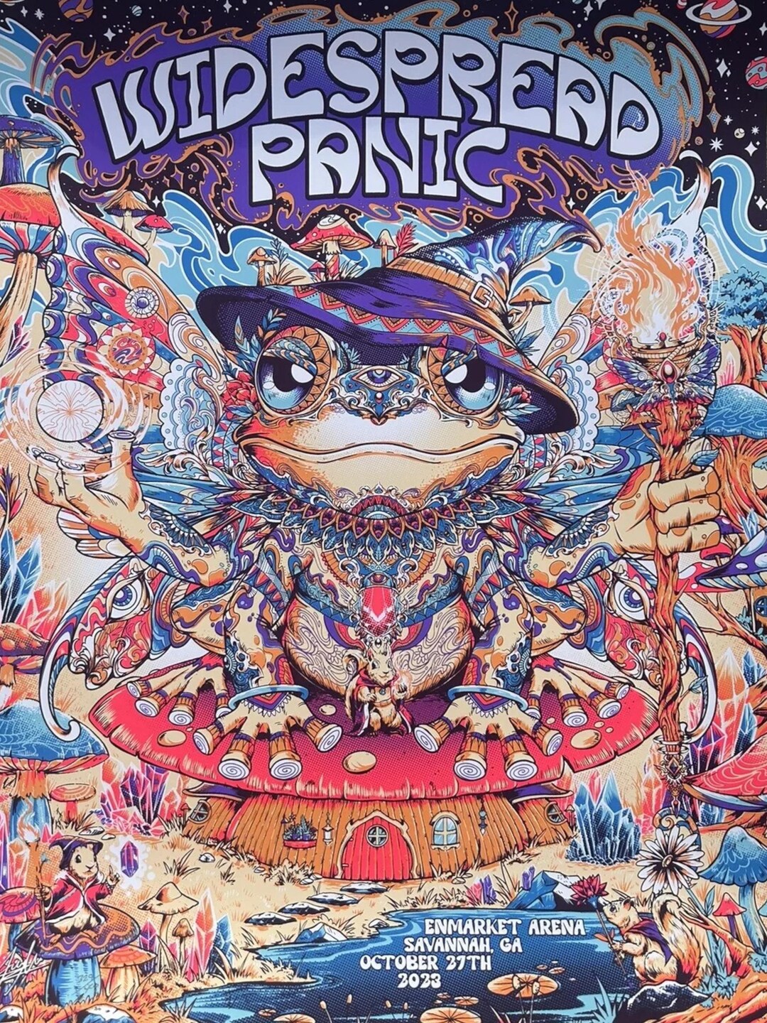 Widespread Panic Concert Poster Print - Enmarket Arena Savannah GA ...