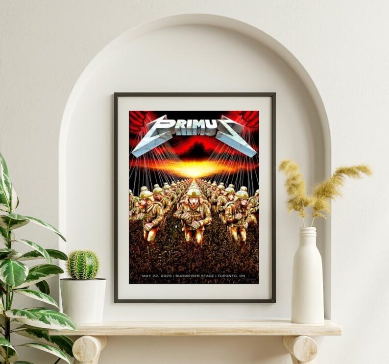 Primus Concert Poster Print - Budweiser Stage Toronto ON May 22, 2025 ...