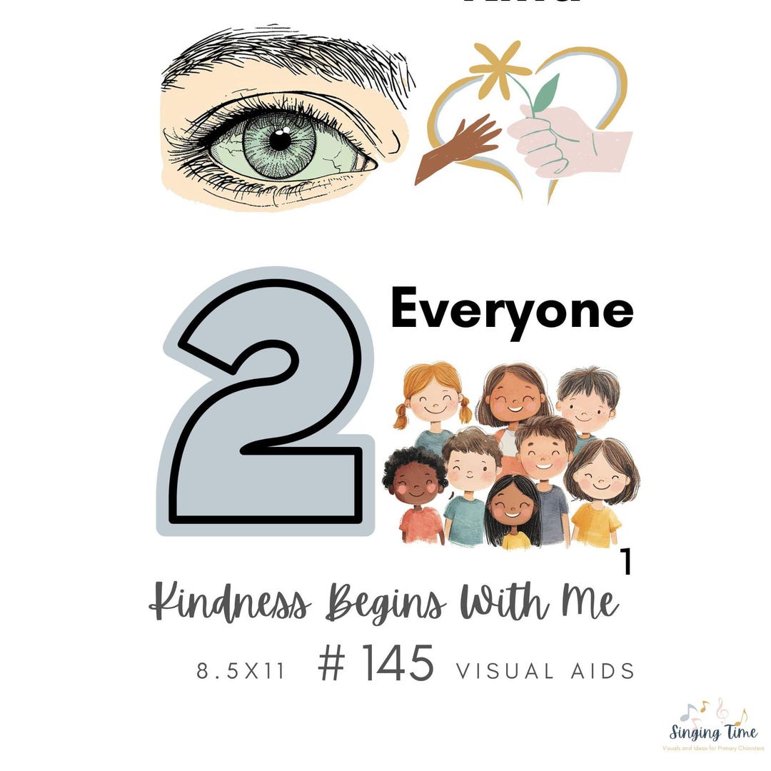 Kindness Begins With Me #145 Visual Aid, Flip Chart, Learning Help for ...