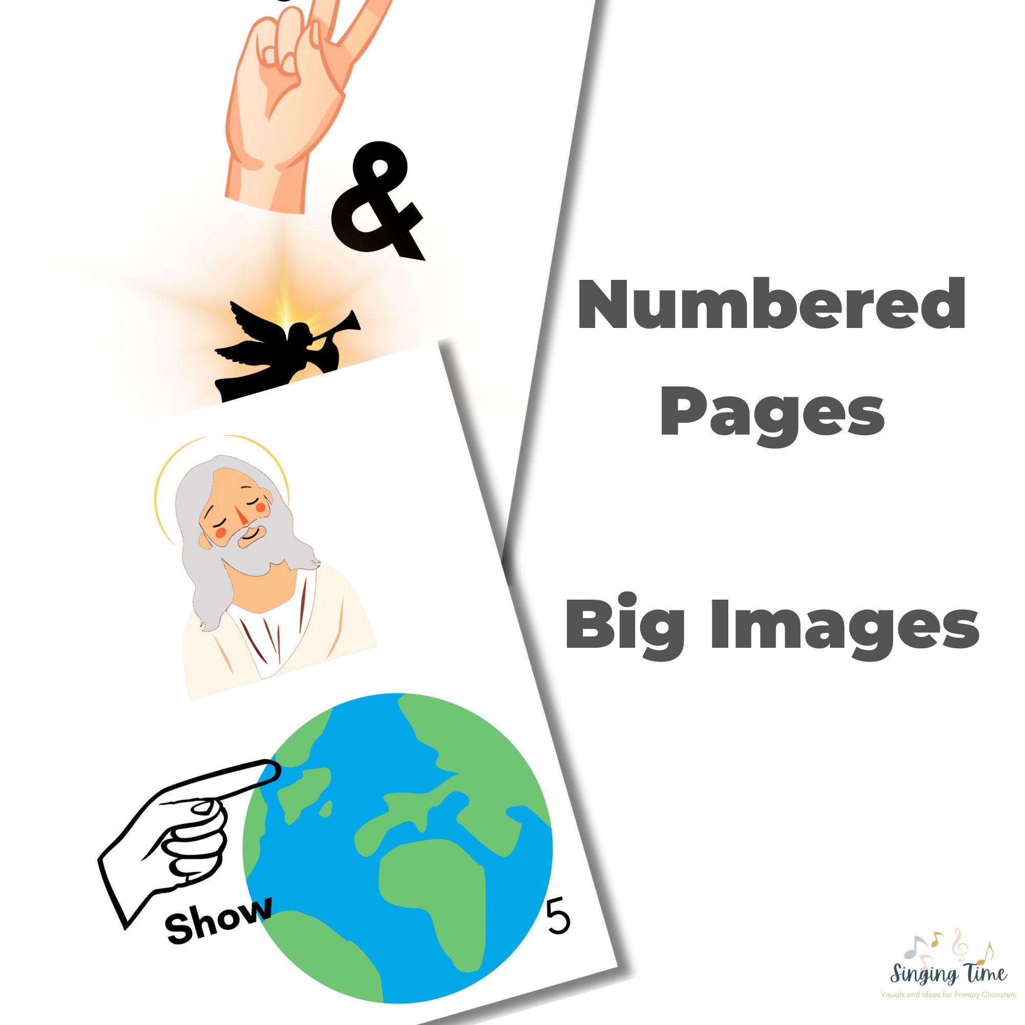 He Sent His Son #34 Visual Aid, Flip Chart, Learning Help for LDS ...