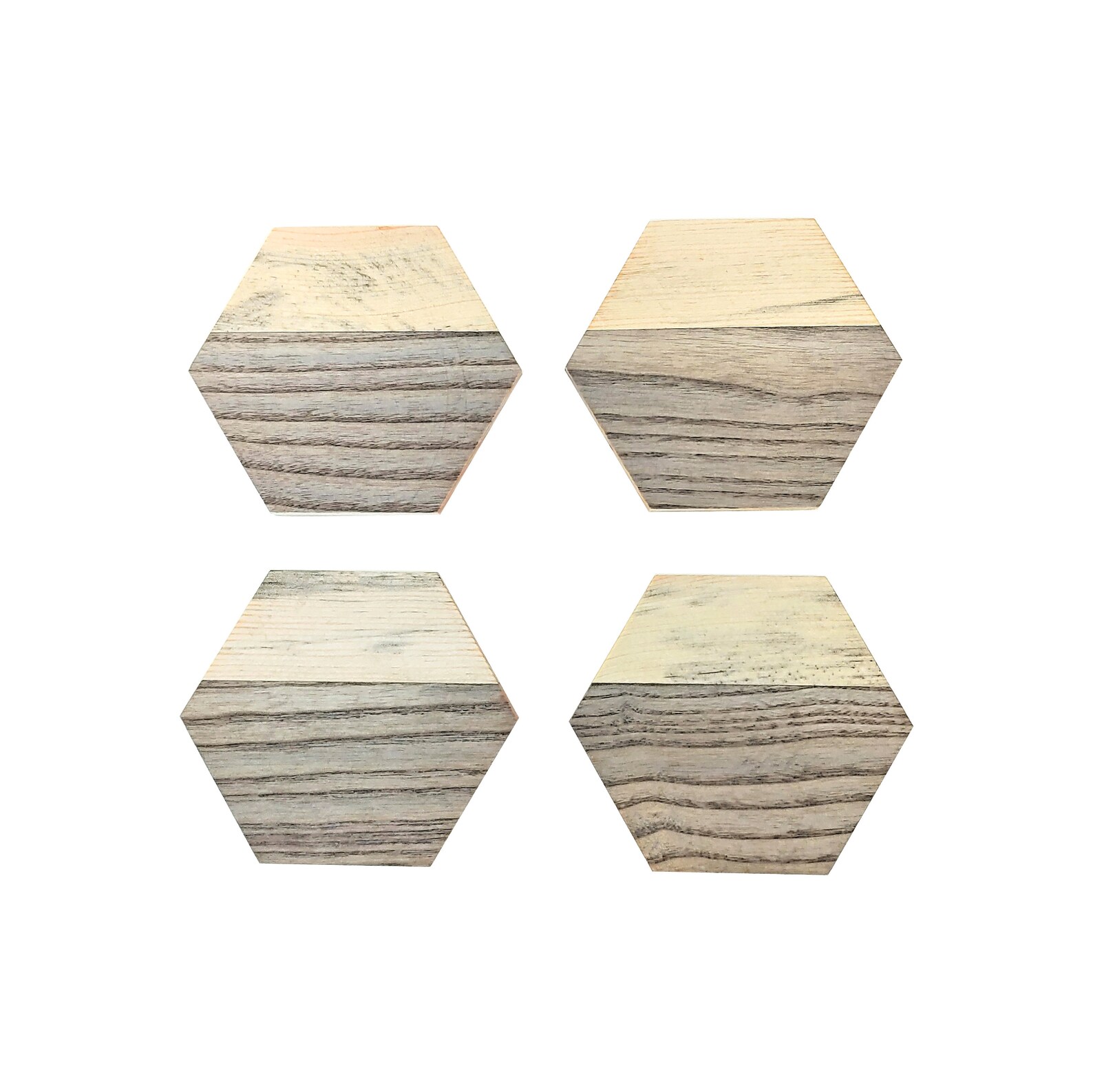 Hexagon Coasters - Set of 4 - Etsy