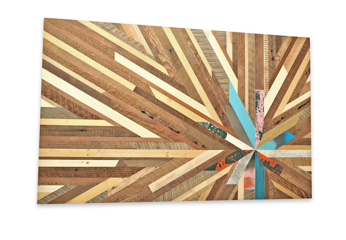 Reclaimed Wood Wall Art | Etsy