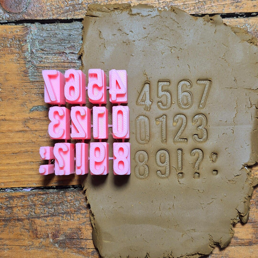 Numbers, Exclamation Marks, Punctuation, and Question Marks, 15 Mm, for ...