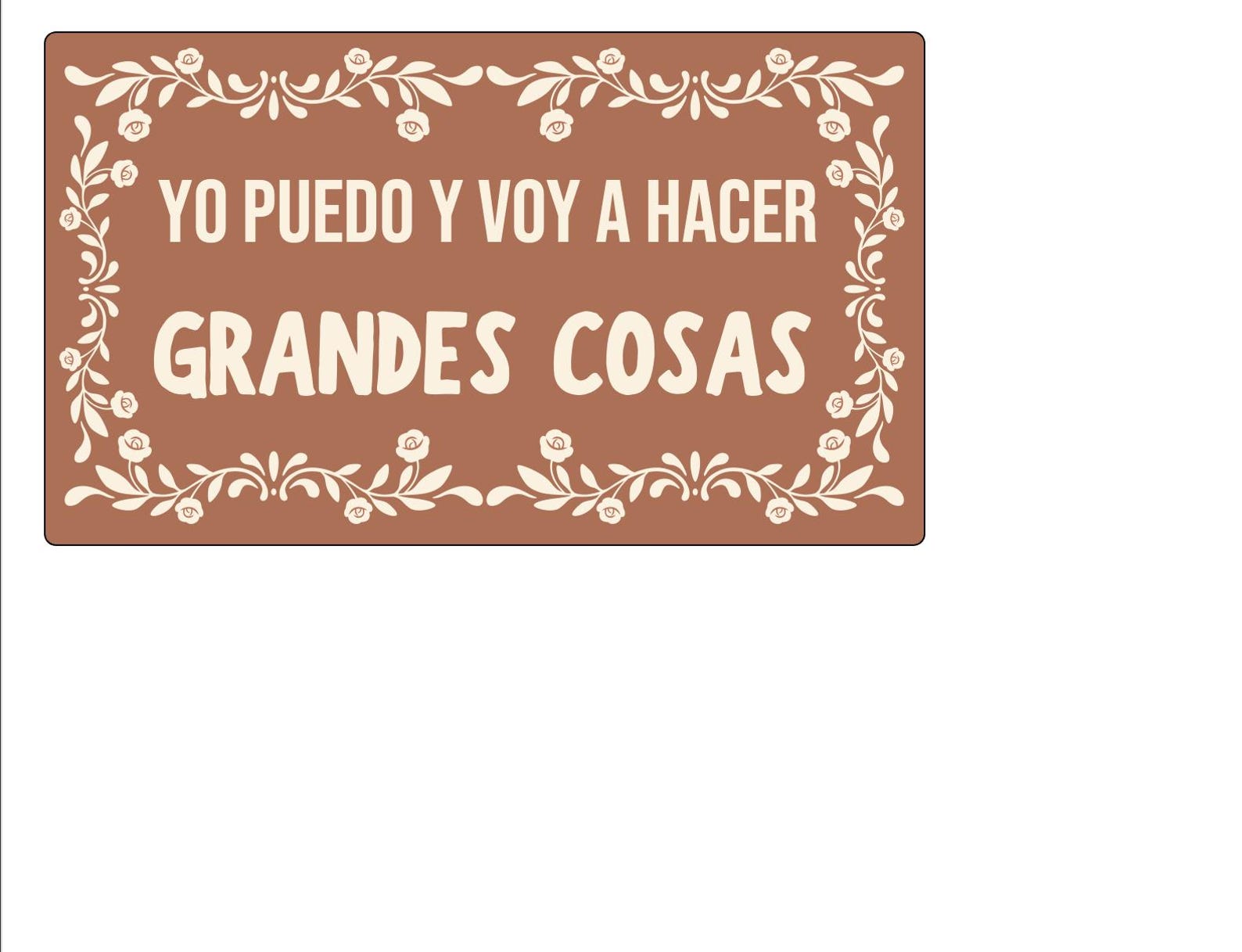 Cielito Lindo Spanish Afirmations - EDITABLE - Etsy