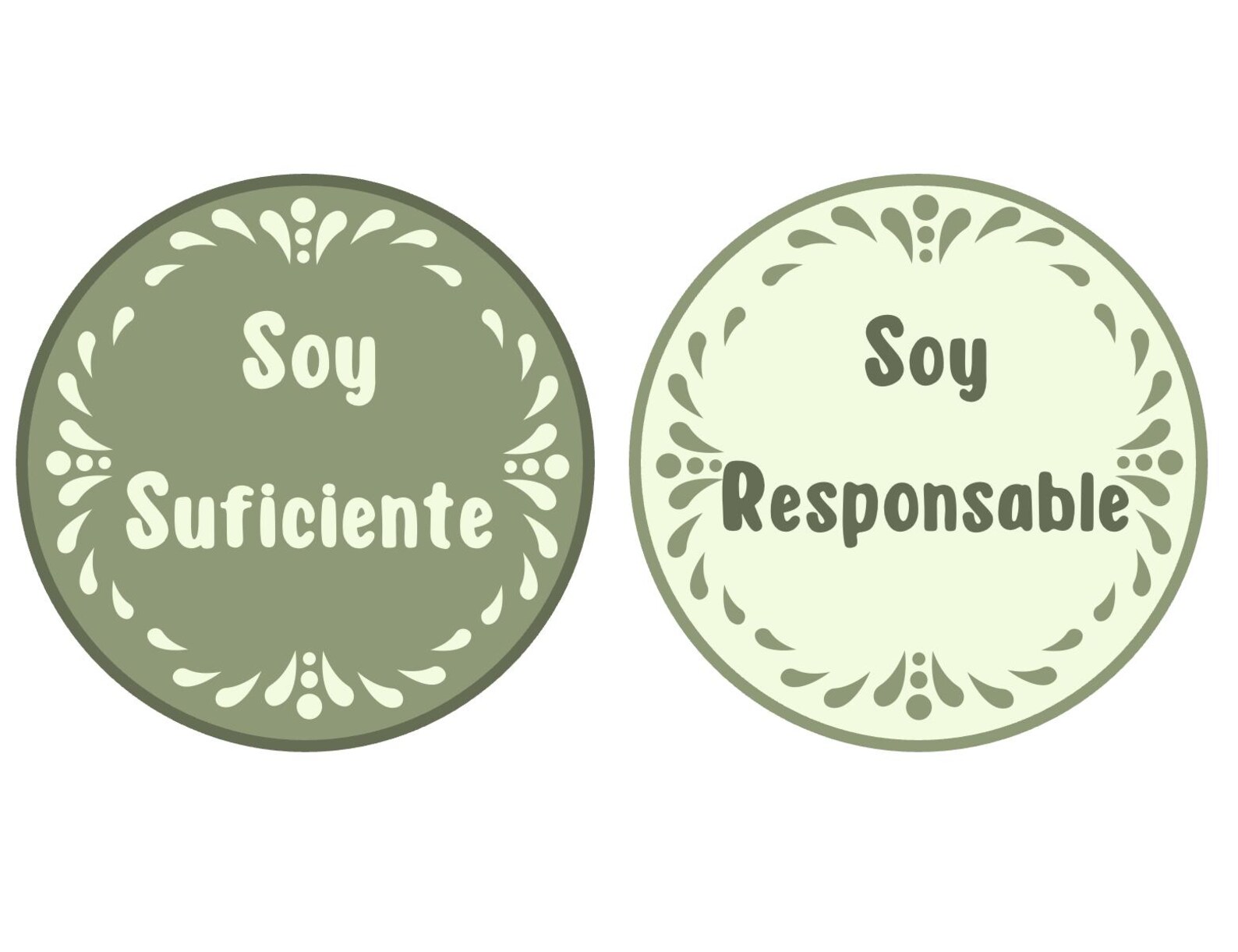 Cielito Lindo Spanish Afirmations - EDITABLE - Etsy