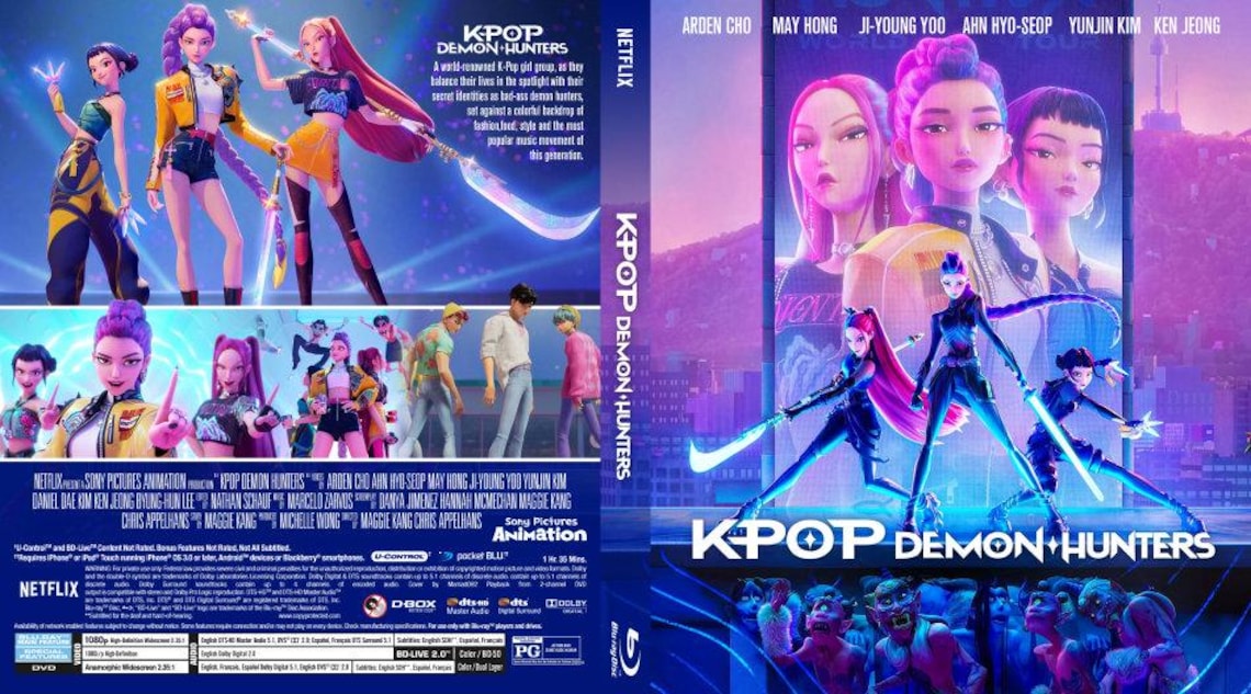 K-pop Demon Hunters (blu-ray Version) - Etsy