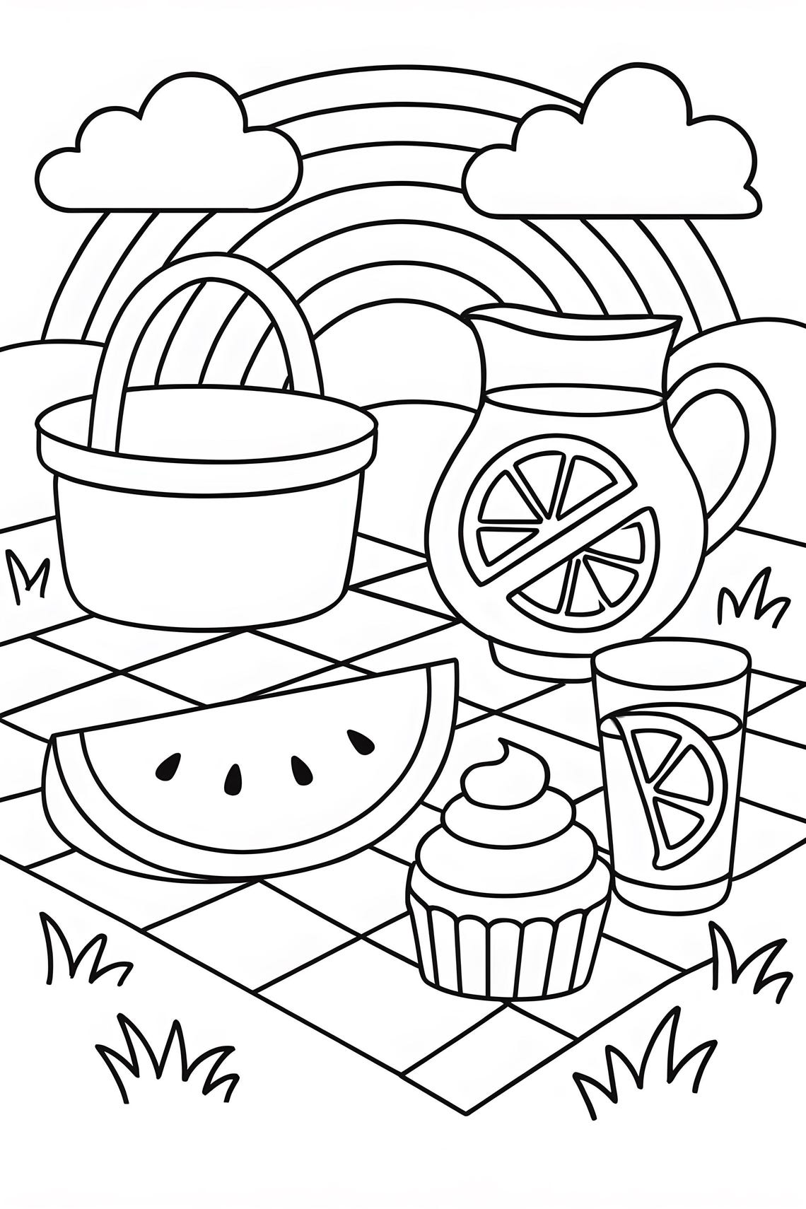 Summer Vibes Colouring Pages. PDF File. Printable Pages. - Etsy