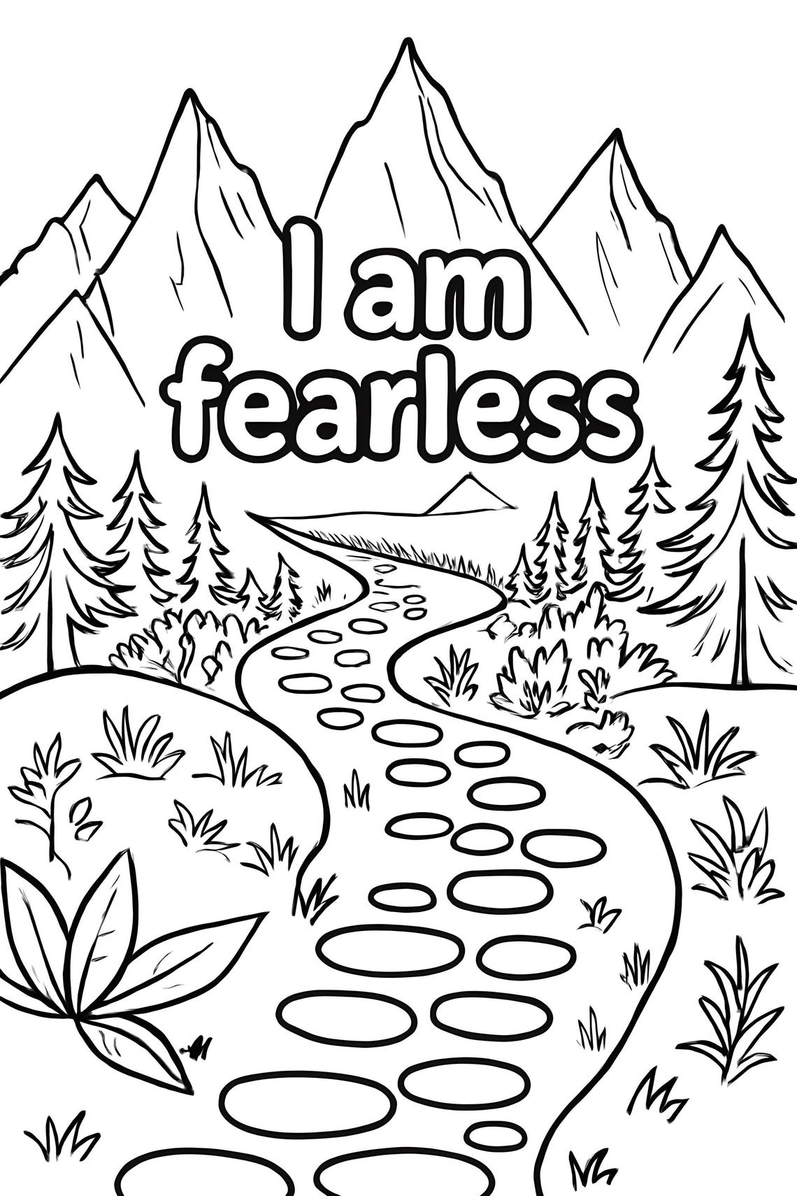 20 Inspiring Pages of I AM Affirmations - Coloring Book for Self-love ...