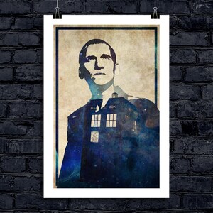 The 9th Doctor - Christopher Eccleston - Doctor Who Tardis 13x19 - Etsy