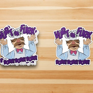 Swedish Chef - the Muppets - Waterproof Vinyl Sticker - Water Bottle ...