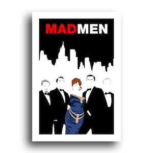 Mad Men - Original Limited Edition Art Print Poster - Don Draper ...